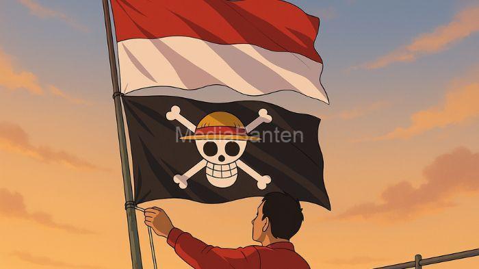 Bendera One Piece Jadi Simbol Protes di HUT RI ke-80 - MediaBanten.Com